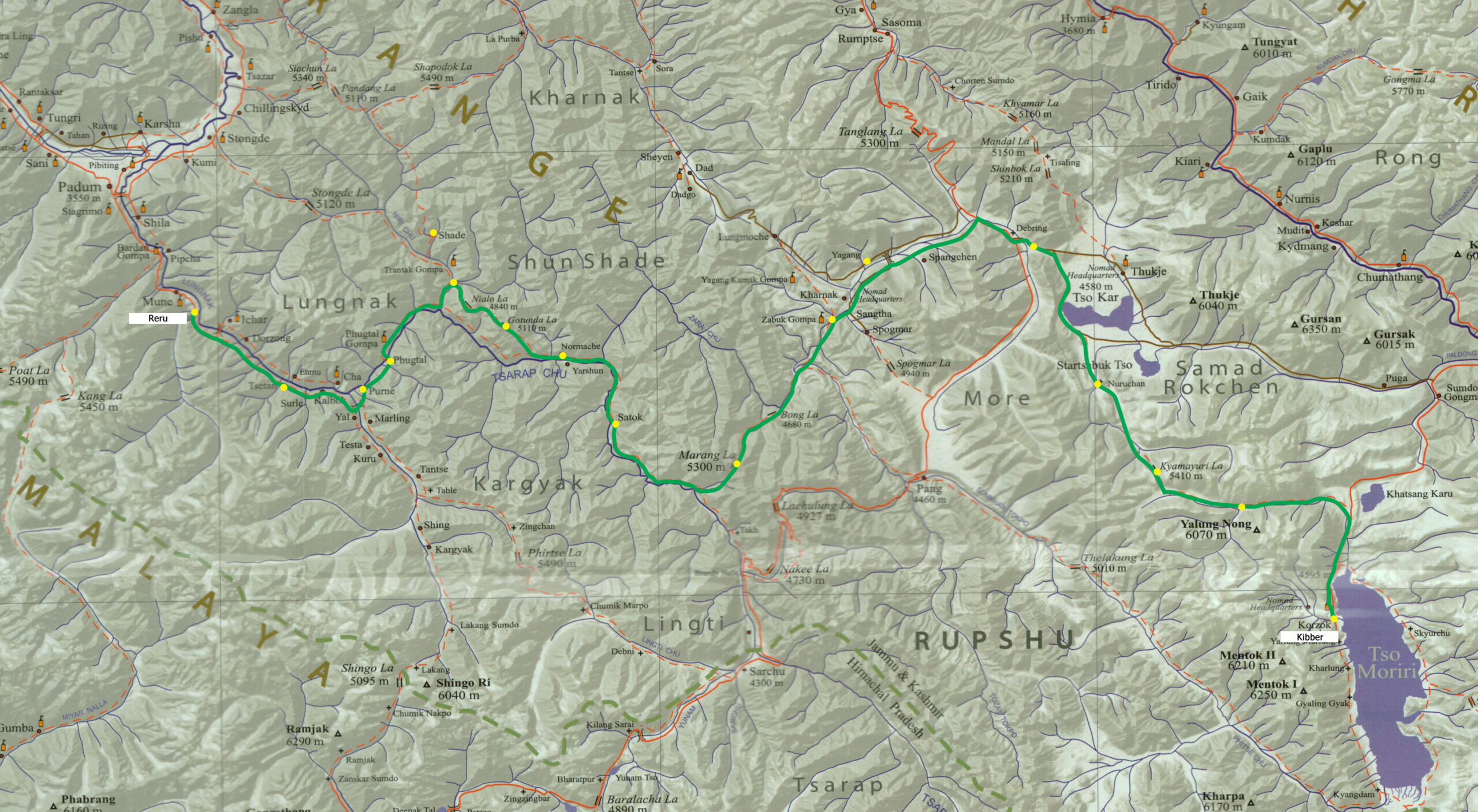 Padum to Tso Moriri Trek – Explore Zanskar to Rupsho Wilderness